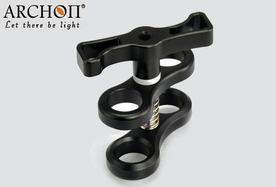 Hard-anodised Aluminium Diving Flashlight Adaptor Scuba Diving Accessories