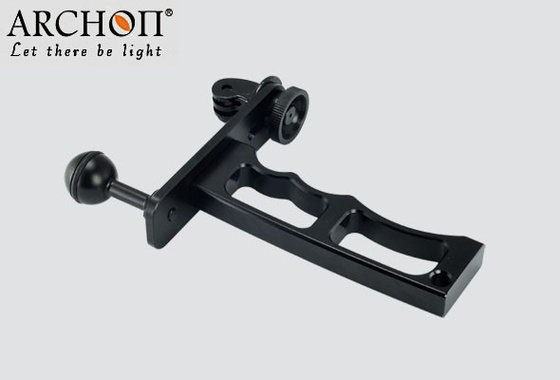 Single Handheld Underwater Camera Mount , Bracket Camera Diving Arm Pistol Grip