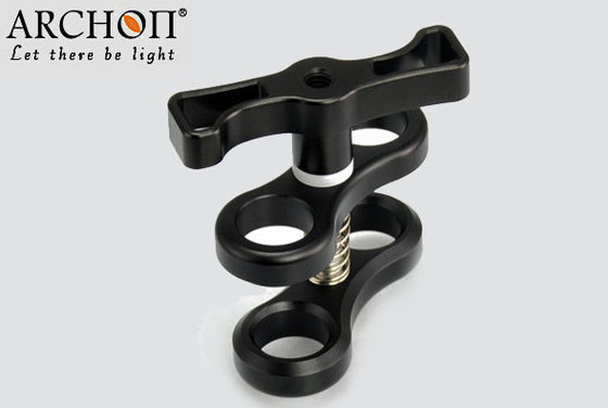 Black Neck Adapter Diving Camera Mount Butterfly Clip Large Grip
