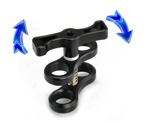 Flashlight Torch Light Underwater Camera Mount , 100m Diving Mount Brackets