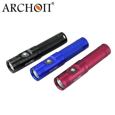 18650 Li - ion Battery Rechargeable Dive Torch Waterproof 60 Meters