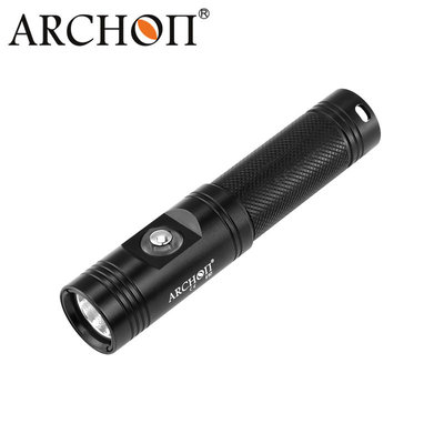 Small IP68 Underwater Diving Flashlight Battery Operated For Scuba Dive