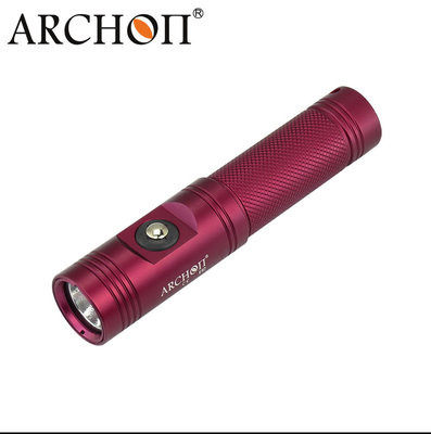Scuba Diving Underwater Dive Lights Red 860LM Small 18650 Battery