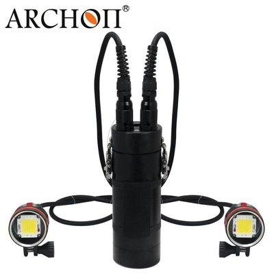 20000 Lumen Durable Underwater Video Lights Waterproof 100 Meters