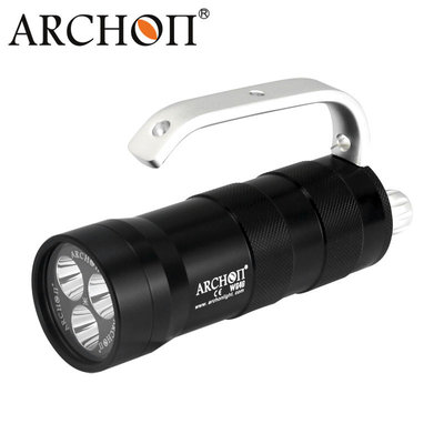2000LM Underwater Torches Diving Led Flashlight Built In Battery