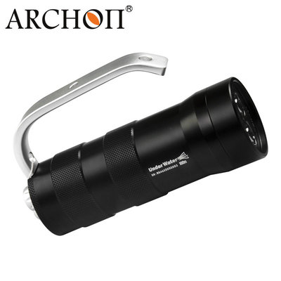2000LM Underwater Torches Diving Led Flashlight Built In Battery