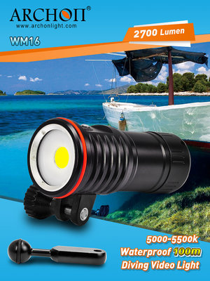 Archon 2700 Lumens COB LED Underwater Dive Light Underwater Led Torch