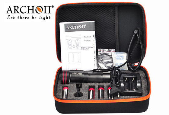 Rechargeable LED Underwater Photography Light Max 5200 Lumens