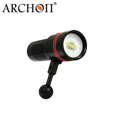 Archon IP68 W40V Diving Underwater Red UV Video Flashlight 2600 Lumen