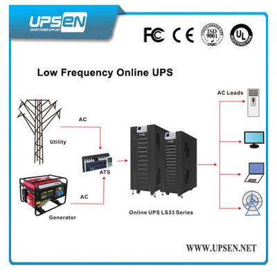 China Low Frequency LCD/LED display 3 phase Online 10-80 kva UPS with Isolation Transformer supplier