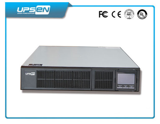 China Single Phase 1KVA / 2KVA 3KVA Double Conversion Online UPS Rack Type For Servers / Data Center supplier