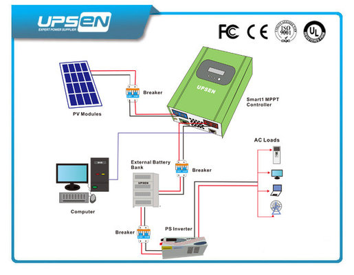 12v / 24v / 48vdc Mppt Solar Charger Controller 10amp - 60amp With Lcd Display supplier