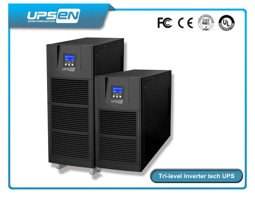 0.8 Power Factor Tower Type High Frequency Online Ups 6k-10k With LED / LCD Display Selectable supplier