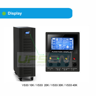 Three Phase Online UPS With 380V/400/415Vac and  N+X Parallel Redundancy supplier