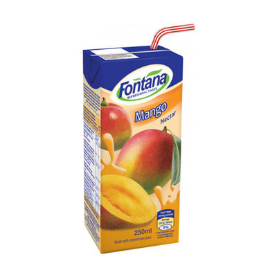 Uniapck aseptic packaging brick box 125ml for milk or juice fruit juice aseptic box