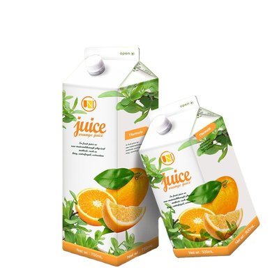 UNIPACK Milk Aseptic Packaging Paper Aseptic Brick Carton for Juice