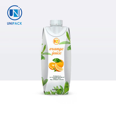 food grade Matt Lamination Aseptic Packaging Juice Milk Box