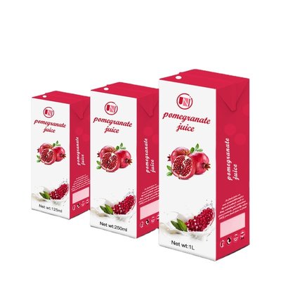 Customized Color Aseptic Brick Pack  125ml For Milk Or Fruit Juice