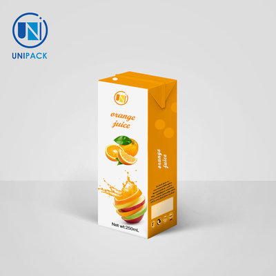 Recyclable Carton Box Packaging Juice Matt Lamination High Safety
