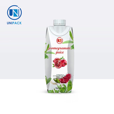 Fresh Fruit Juice Aseptic Brick Pack Matt Lamination Printing Handling