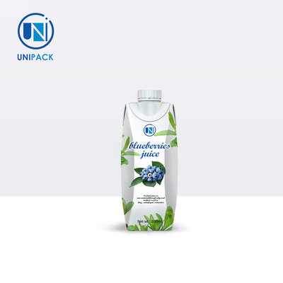 Fresh Fruit Juice Aseptic Brick Pack Matt Lamination Printing Handling