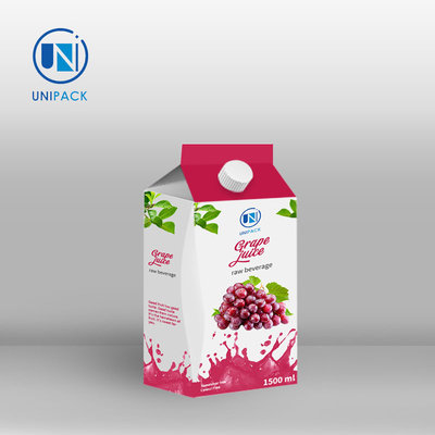 Luxury Beverage Slim Gable Top Boxes  Embossing Printing Handling