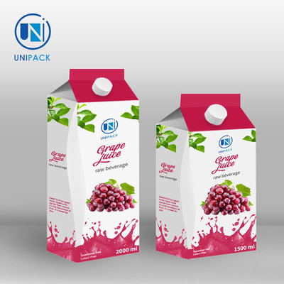 Luxury Beverage Slim Gable Top Boxes  Embossing Printing Handling