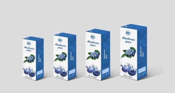 Food Grade Carton Paper Juice Box Packaging Environmental Friendly