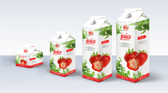 Laminated Material Paper Gable Top Cardboard Juice Boxes