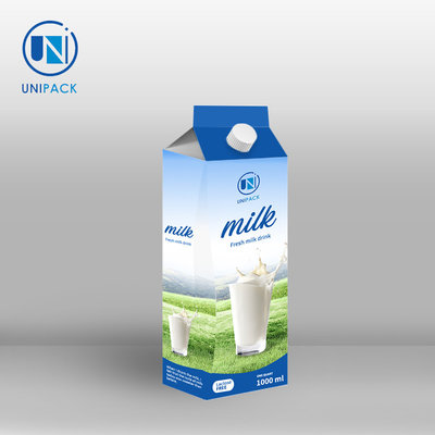 Large Capacity Fruit Milk Box Packaging Environmental Friendly