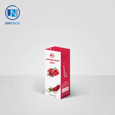 Industiral Aseptic Carton Pomegranate Juice Box Paperboard