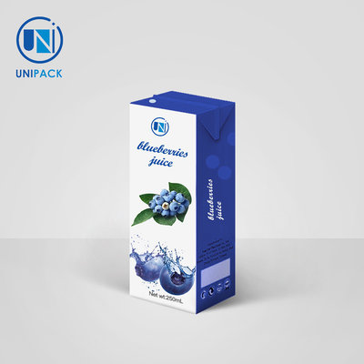 Premium Milk Box Packaging Printable Matt Lamination Recyclable