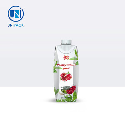 Recyclable Aseptic Brick Pack Matt Lamination For Juice Milk