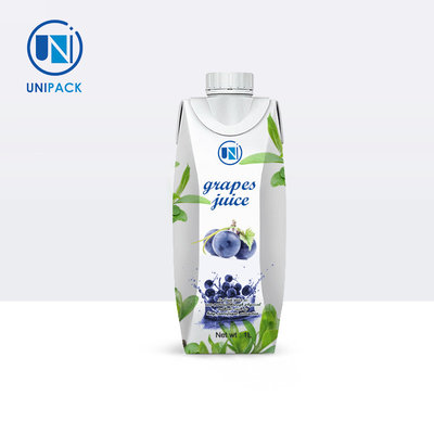 Aseptic Advanced Custom Juice Milk Packaging Box customized color
