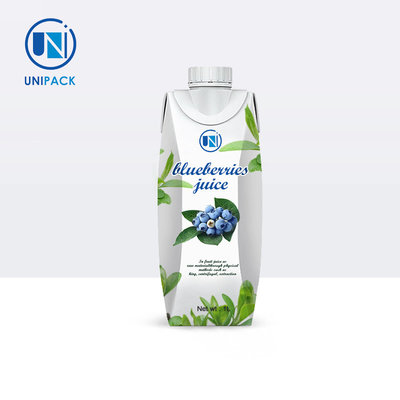 Aseptic Advanced Custom Juice Milk Packaging Box customized color