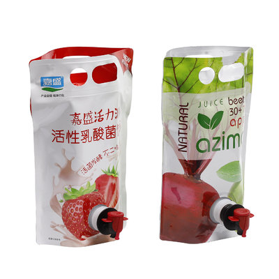 UNIPACK Top Sell Stand Up Packaging Olive Oil Juice Pouches Bag