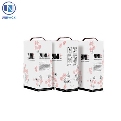 UNIPACK Manufacturer Customised Milk Juice Wine BIB Aseptic Bag In Box Packaging