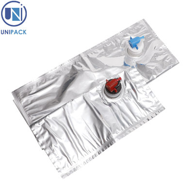 UNIPACK Custom Print Disposable Coffee Juice BIB Bag In Box With Valve