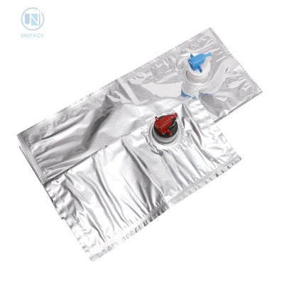 BRC Certificate Plastic BIB Bag Aseptic 220 Liter For Liquid Packaging