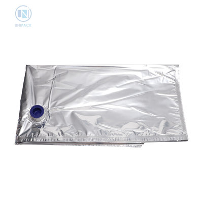 10-220L Red Wine BIB Bag Customized Aseptic Fruit Juice Plastic Bag