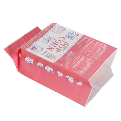Multiple Color Microwave Popcorn Paper Bag Eco Friendly OEM Service