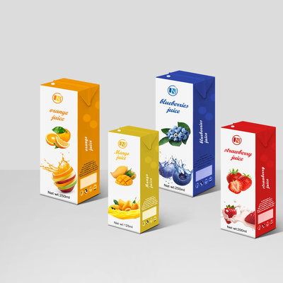 UNIPACK Hot Sale 200ml juice carton box Juice Paper box for Juice