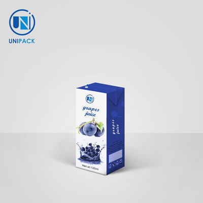 UNIPACK Milk Aseptic Packaging Paper Aseptic Brick Carton for Juice
