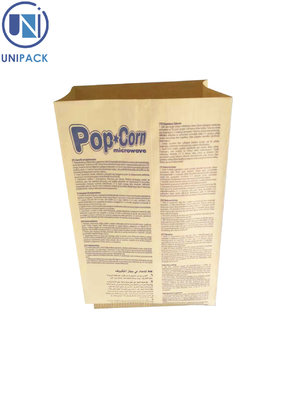 UNIPACK Disposable Packaging Folding Direct Apply For Filling Machines Microwave Popcorn  Packaging Bag