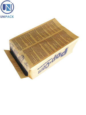 UNIPACK Disposable Packaging Folding Direct Apply For Filling Machines Microwave Popcorn  Packaging Bag