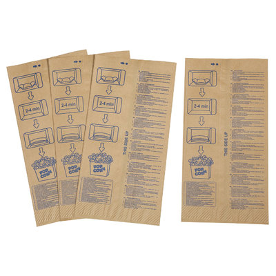UNIPACK Printed Tissue Wrapping Paper Food Board White Your Own Logo Microwave Popcorn