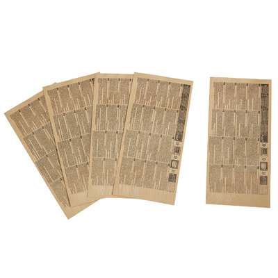 UNIPACK Samples Offered Gift Wrapping Kraft  Microwave Popcorn Paper Bsg