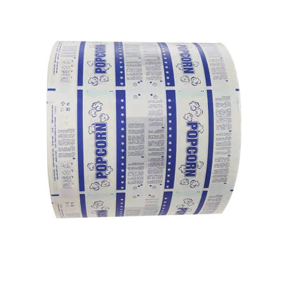 Customisable Food Packaging Bags Rolling Paper Custom Logo For Microwave Popcorn