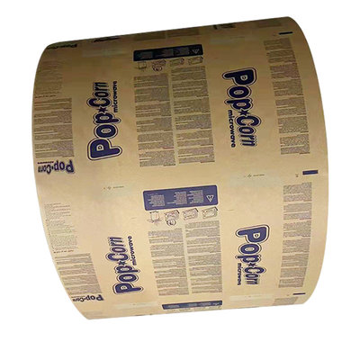 Food Packaging Paper Roll Personalized Paper Custom Bags For Microwave Popcorn