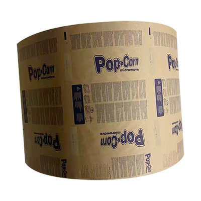 Custom Paper Bag Printed Own Logo Wrapping Paper Roll Custom For Microwave Popcorn